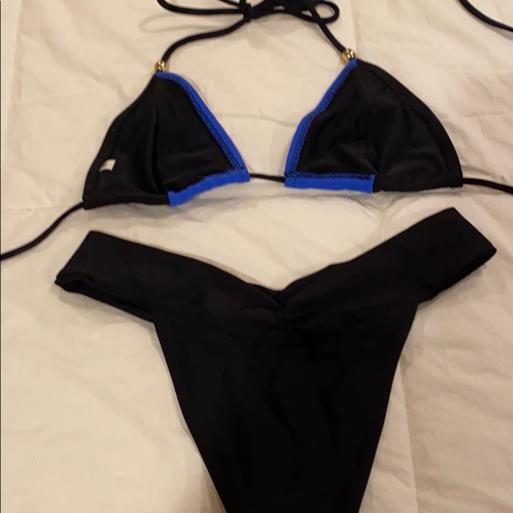 Kai Lani Royal Blue/Black Bikini - Gem